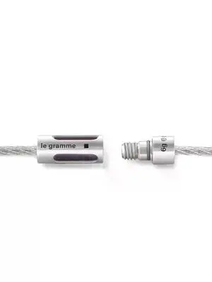 Le Gramme Punched Cable Bracelet