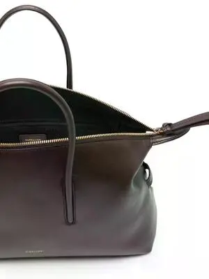 DEMELLIER Stockholm Midi Grained Leather Duffle Bag