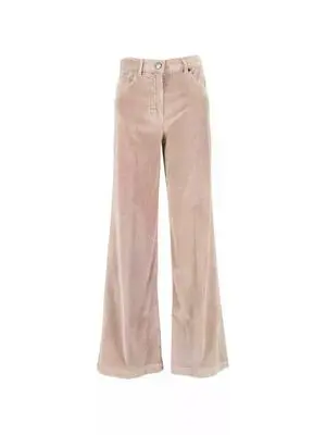 Peserico Corduroy Wide-leg Trousers