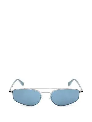 Adidas Geometric-frame Sunglasses - Silver