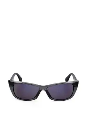 Adidas Logo-print Cat-eye Sunglasses - Grey