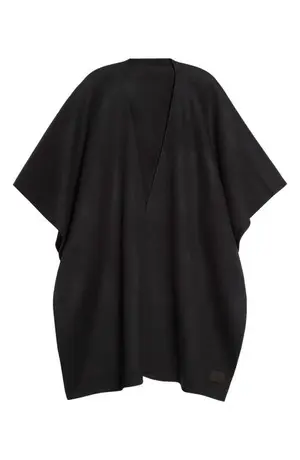 Vince Wool & Cashmere Cape Scarf - Black