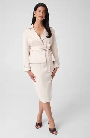 MARCIANO Layla Faux Suede Jacket - G1fg-light