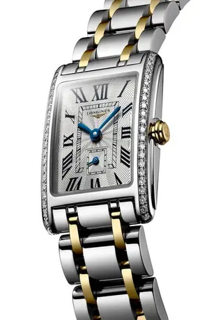 LONGINES Dolcevita Diamond Rectangle Bracelet Watch
