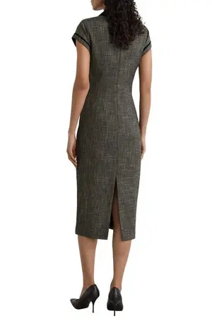 REISS Ava Keyhole Sheath Dress