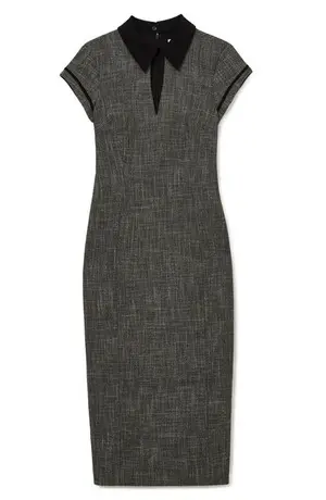 REISS Ava Keyhole Sheath Dress