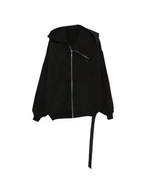 Rick Owens Mountain Asymmetric-zip Hooded Jacket