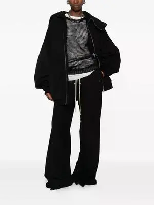 Rick Owens Mountain Asymmetric-zip Hooded Jacket