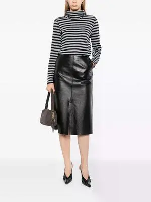 AGNES B. Transformable T-shirt - Black