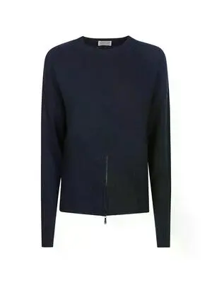 DRUMOHR Zip-detail Ribbed-trim Sweater