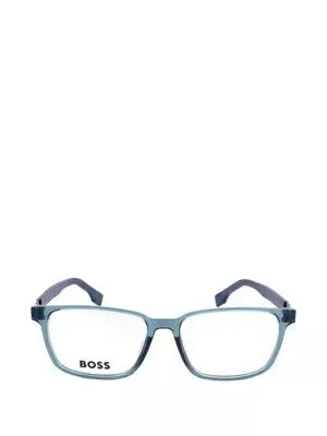 BOSS Rectangle-frame Glasses - Blue