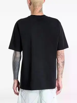 RIPNDIP Slogan-print Pocket T-shirt - Black