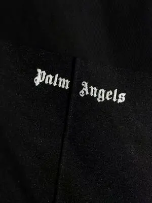 Palm Angels Logo-print Side-stripe Shorts