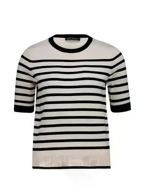 BETTY BARCLAY Striped Short-sleeve T-shirt - Neutrals