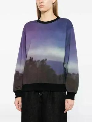 AGNES B. Landscape-print Sweatshirt