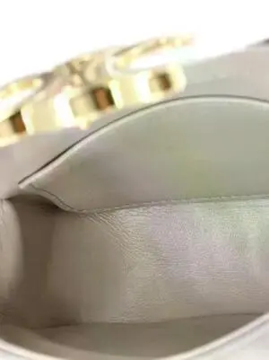Celine Claude Leather Mini Shoulder Bag - Neutrals