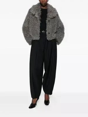 MEIMEIJ Faux-fur Cropped Coat