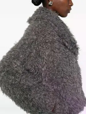 MEIMEIJ Faux-fur Cropped Coat