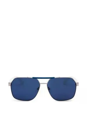 Adidas Geometric-frame Sunglasses - Silver