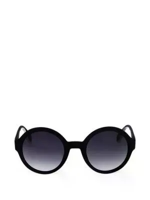 Adidas Round-frame Logo-plaque Sunglasses