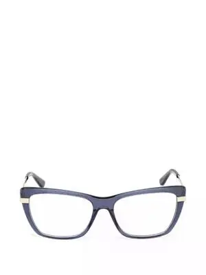 Guess Geometric-frame Glasses - Blue