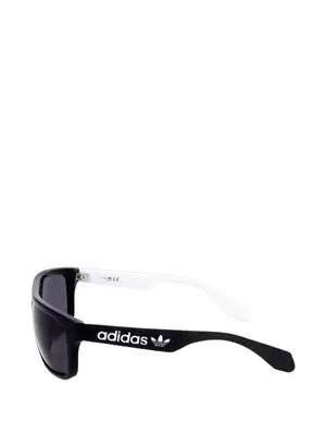 Adidas Logo-print Rectangle-frame Sunglasses