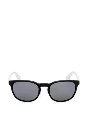 Adidas Matte-finish Square-frame Sunglasses - Black