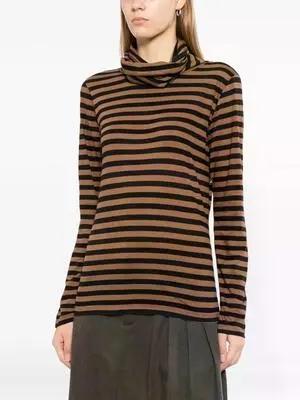 AGNES B. Transformable T-shirt - Brown