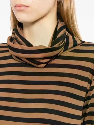 AGNES B. Transformable T-shirt - Brown