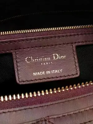 Dior 2000-2026 Medium Calfskin Cannage D Journey Bag Shoulder Bag
