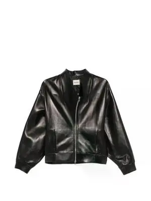 Khaite Ixin Leather Jacket - Black