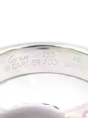 Cartier 2010s Diamond Pearl Ring