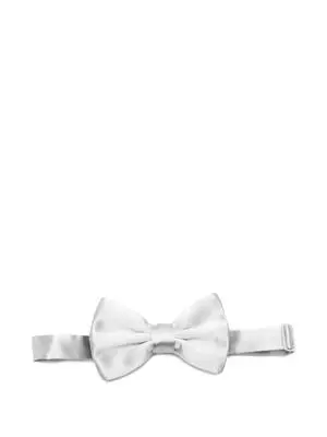 Giorgio Armani Silk Bow Tie - Grey