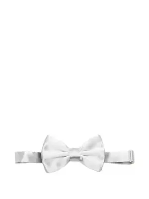 Giorgio Armani Silk Bow Tie - Grey