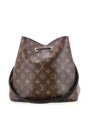 LOUIS VUITTON Neonoe Handbag Monogram Canvas With Leather Mm Bucket Bag
