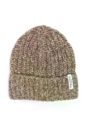 Marc O'polo Ribbed Chunky-knit Beanie Hat - Brown