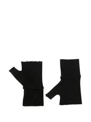 THOM KROM Raw-edge Fingerless Gloves