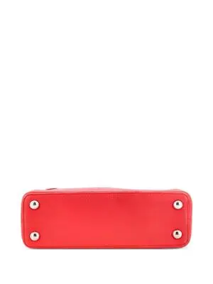 LOUIS VUITTON Capucines Bag Leather Bb Satchel - Red