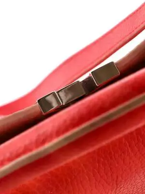 LOUIS VUITTON Capucines Bag Leather Bb Satchel - Red