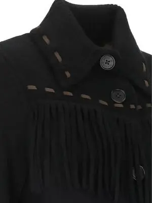 Guest In Residence Fringe-trimmed Whipstitch Jacket