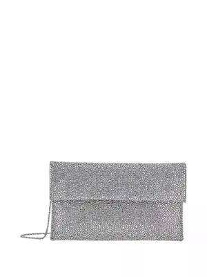 TWENTY FOURHAITCH Crystal-embellished Chain-strap Clutch Bag