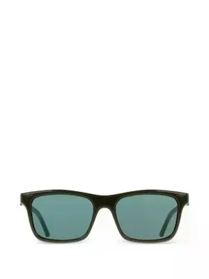 FERRAGAMO Gancini Rectangle-frame Sunglasses