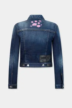 Dsquared2 Dolls Dark Clean Wash Jean Jacket