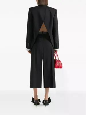 Givenchy Double-breasted Slashed Jacket In Wool And Mohair