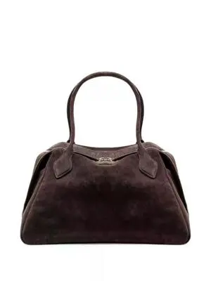 MINOBOSSI Abigail Suede Tote Bag - Brown