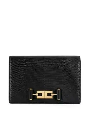 Elisabetta Franchi Shoulder Bag With Groumette Chain - Black