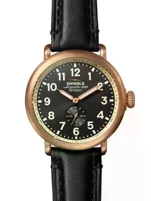 Shinola Runwell 43mm Watch - Black