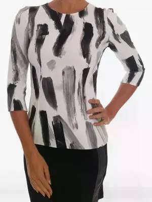 Dolce & Gabbana Abstract Brushstroke-print Blouse