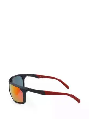 Adidas Geometric-frame Mirrored Sunglasses