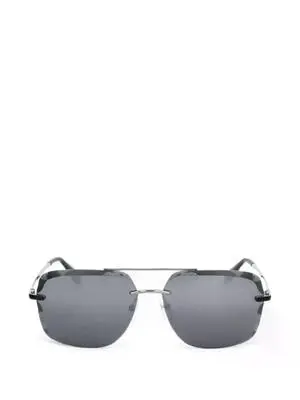 Adidas Rimless Square-frame Sunglasses - Grey